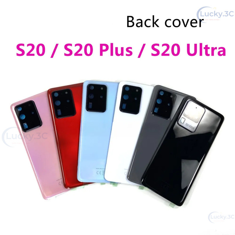 Nắp kính sau cửa pin cho Samsung S20 & S20 Plus & S20 Vỏ nhựa siêu sau ...