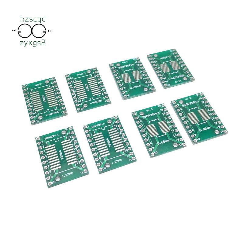 20 Chiếc Sop20 Ssop20 Tssop20 Đến Dip20 Pcb Smd Dip / Adapter Tấm Pitch ...