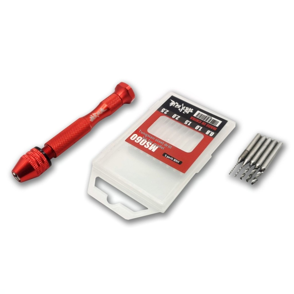 Mới MS060 0.1mm-3.0mm Thép Vonfram Tay Khoan Xoắn Bộ Mũi Khoan Cho Gunpla GK Quân Đội Mô Hình ...