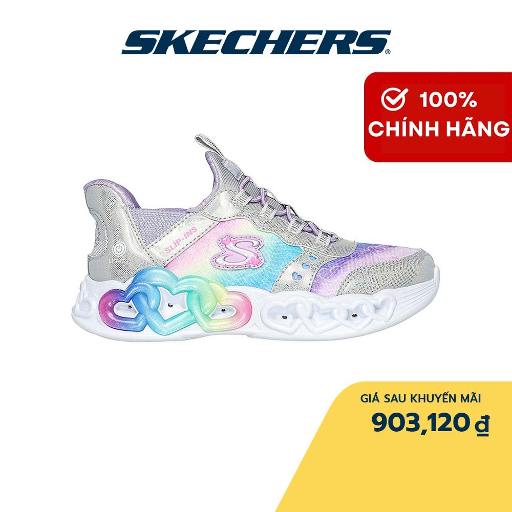 Giày Thể Thao Bé Gái Skechers Slip-ins Infinite Heart Lights Eternal ...