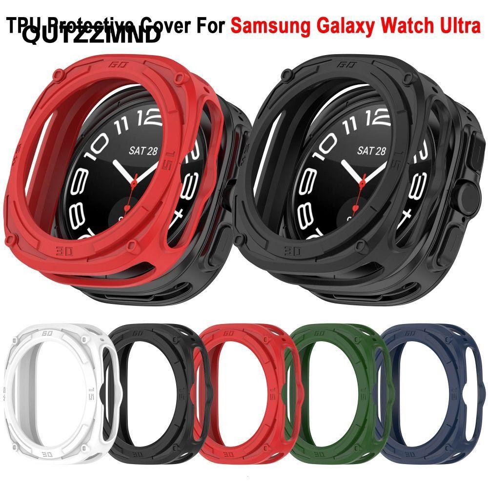 Qutzzmnd Edge Shell, Bảo vệ khung đồng hồ thông minh, Phụ kiện TPU cản ...