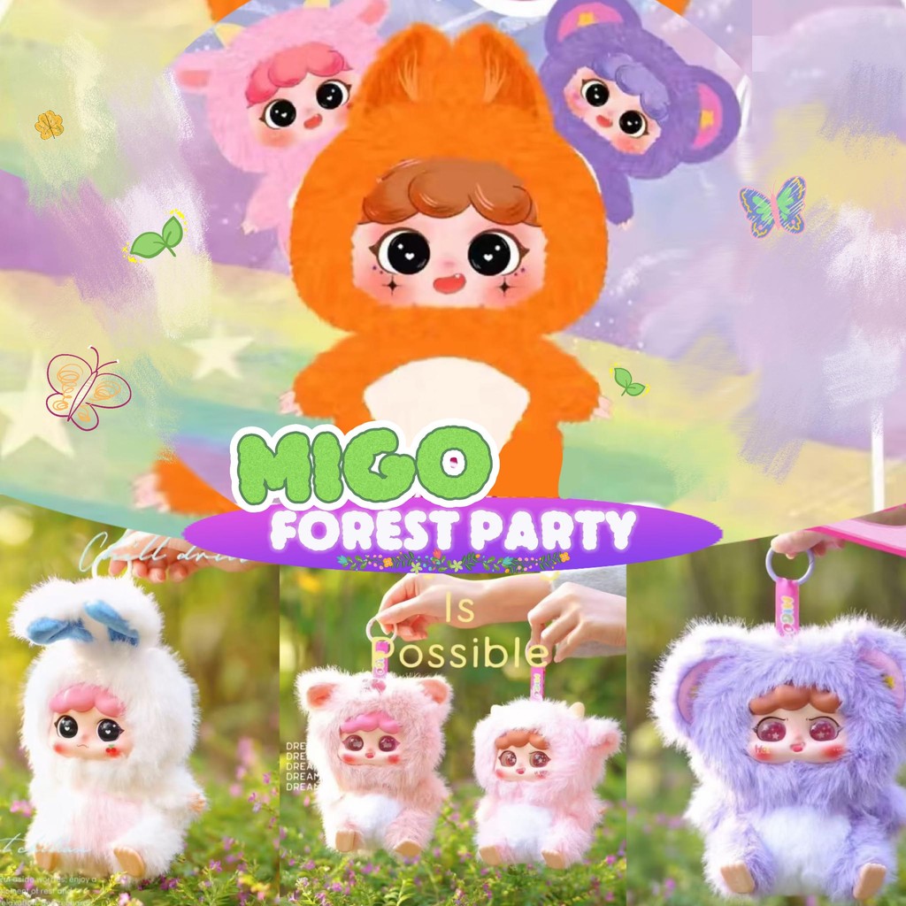 Bé ba Migo Forest Garden Party Series Hợp Thời Trang Chơi Mặt Dây ...