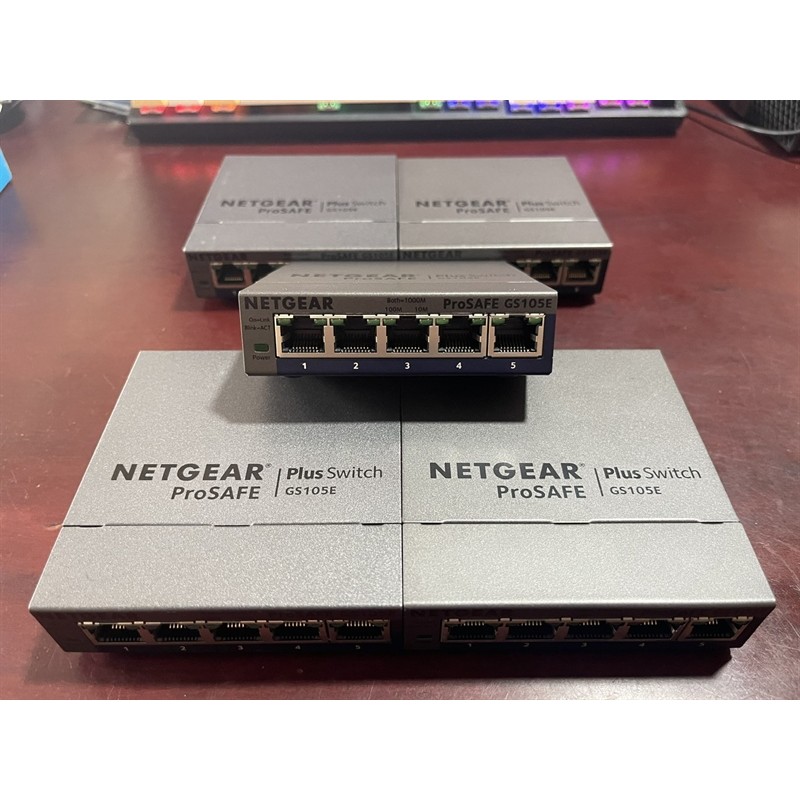 Switch Mạng Gigabit 5 port NetGear GS105Ev2 Cũ | Shopee Việt Nam