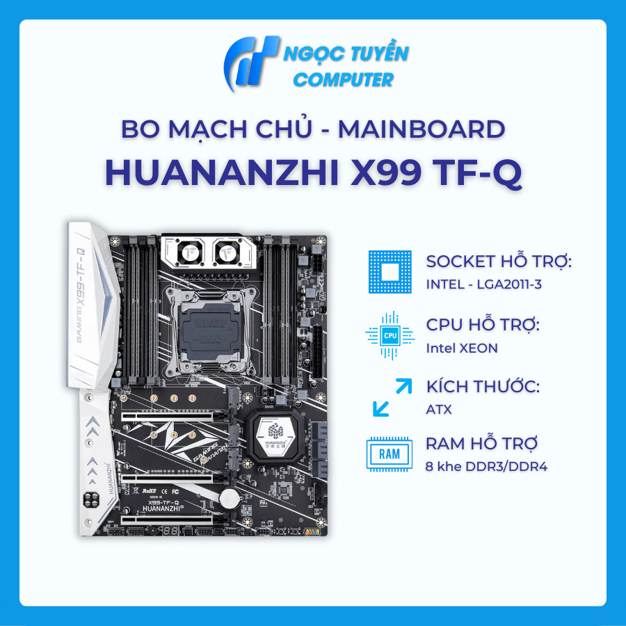 Mainboard Huananzhi X99-TF-Q (LGA 2011-3 | ATX | 8 khe RAM) | Shopee Việt Nam
