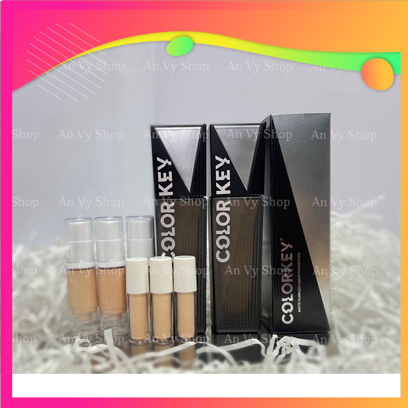 [Chiết] Kem nền Colorkey dạng lỏng mỏng nhẹ chiết | kem nền chiết | mẫu ...
