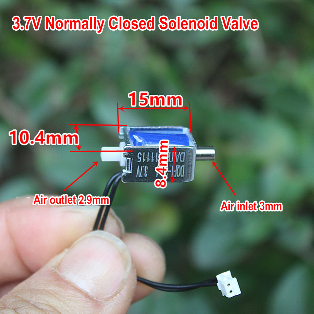 Dc 3V Điện Thường Đóng Micro Solenoid Van Thông Hơi Màn Hình Điện Tử ...