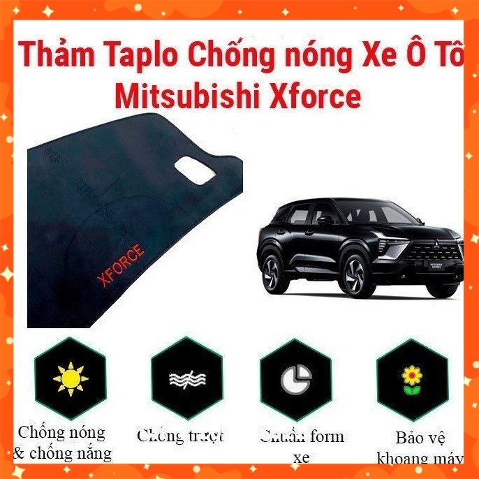 Thảm taplo xe ô tô Mitsubishi Xforce 2024-2025 hai loại nhung, da - ISH ...