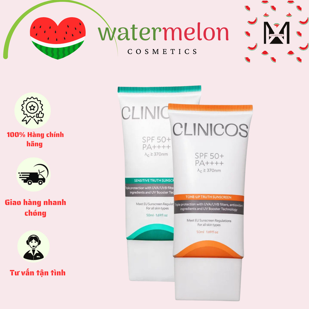 Kem Chống Nắng Dành Cho Da Nhạy Cảm CLINICOS SENSITIVE TRUTH SUNSCREEN ...