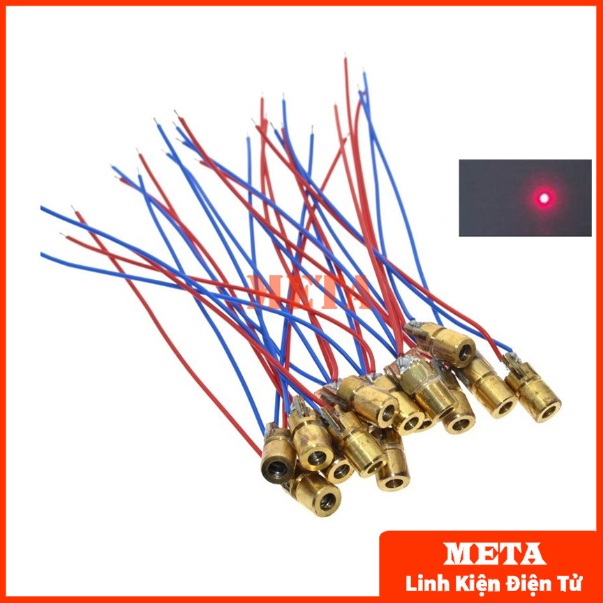 Đầu phát tia laze 3V/5V - Module diode Laser sáng đỏ hội tụ 3V/5V ...