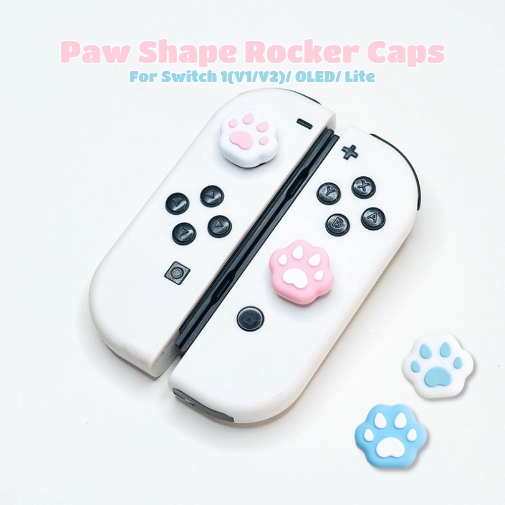 Paw Shape Switch Rocker Caps 1 Cặp (2 Chiếc) Cho Nintendo Switch 1 ...
