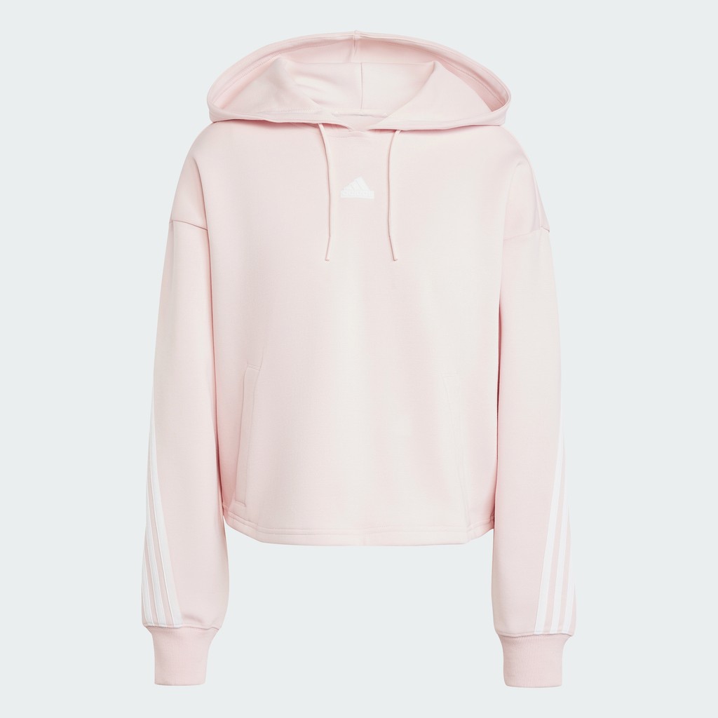 adidas Phong cách sống Áo Hoodie 3 Sọc Future Icons Nữ Hồng IW5193 ...