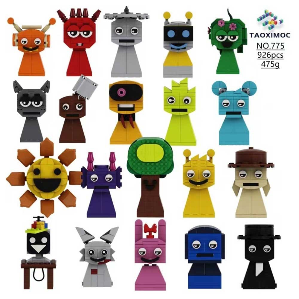 Sprunki Rhythm Box Monster Game Characters Handmade Model Building ...