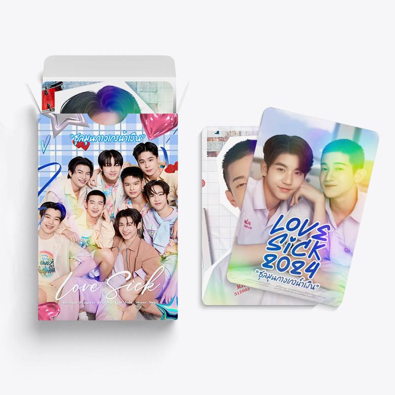 55-60 Chiếc Love Sick 2024 Holographic Lomo Cards Hạnh Nhân Tiến Bộ ...