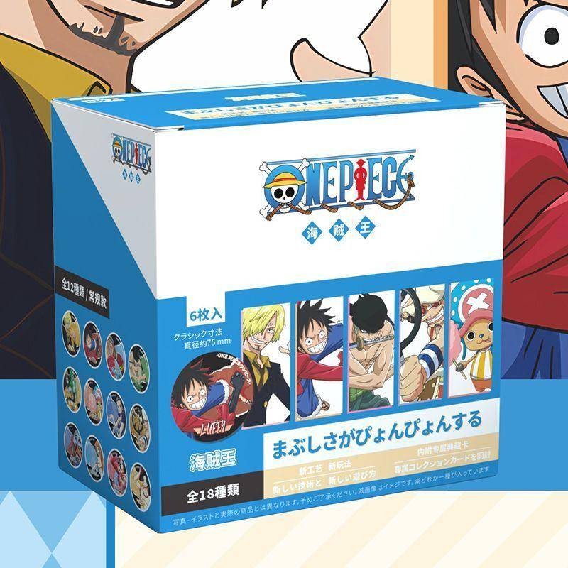 Bộ Huy Hiệu Hộp Mù One Piece - Thẻ Pin & Nhân Vật 75MM | Quà tặng quạt ...