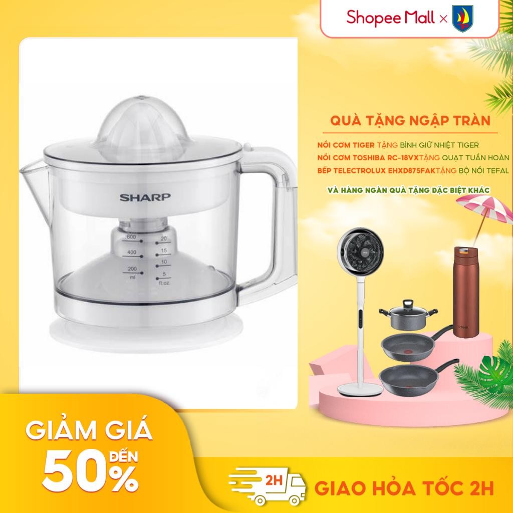 Máy vắt cam Sharp EJ-J256-WH 25W - Bảo hành chính hãng 12 tháng ...