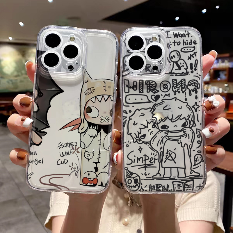 Ốp Lưng Cho IPhone 12 13 14 Pro Max Plus Mini Hirono POP MART Mềm Mại ...