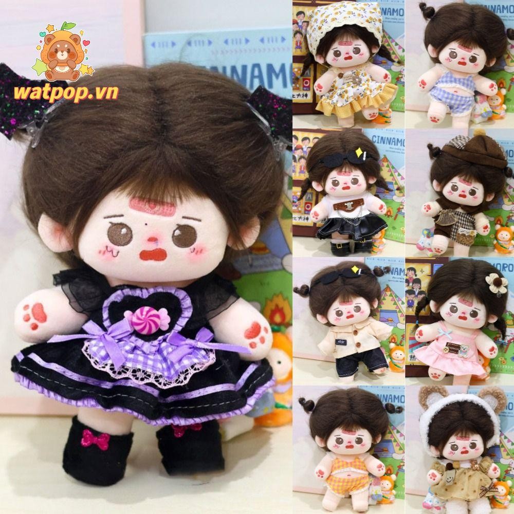 WATPOP Búp Bê Dress Up, Búp Bê Cotton 20cm Nhiều Kiểu Quần Áo Búp Bê ...