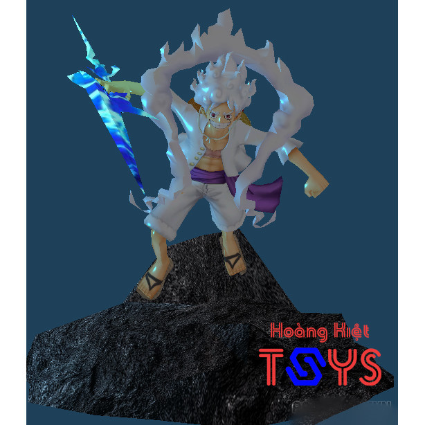 Mô hình giấy anime nhân vật Monkey D. Luffy Gear 5 Hito Hito no Mi ...