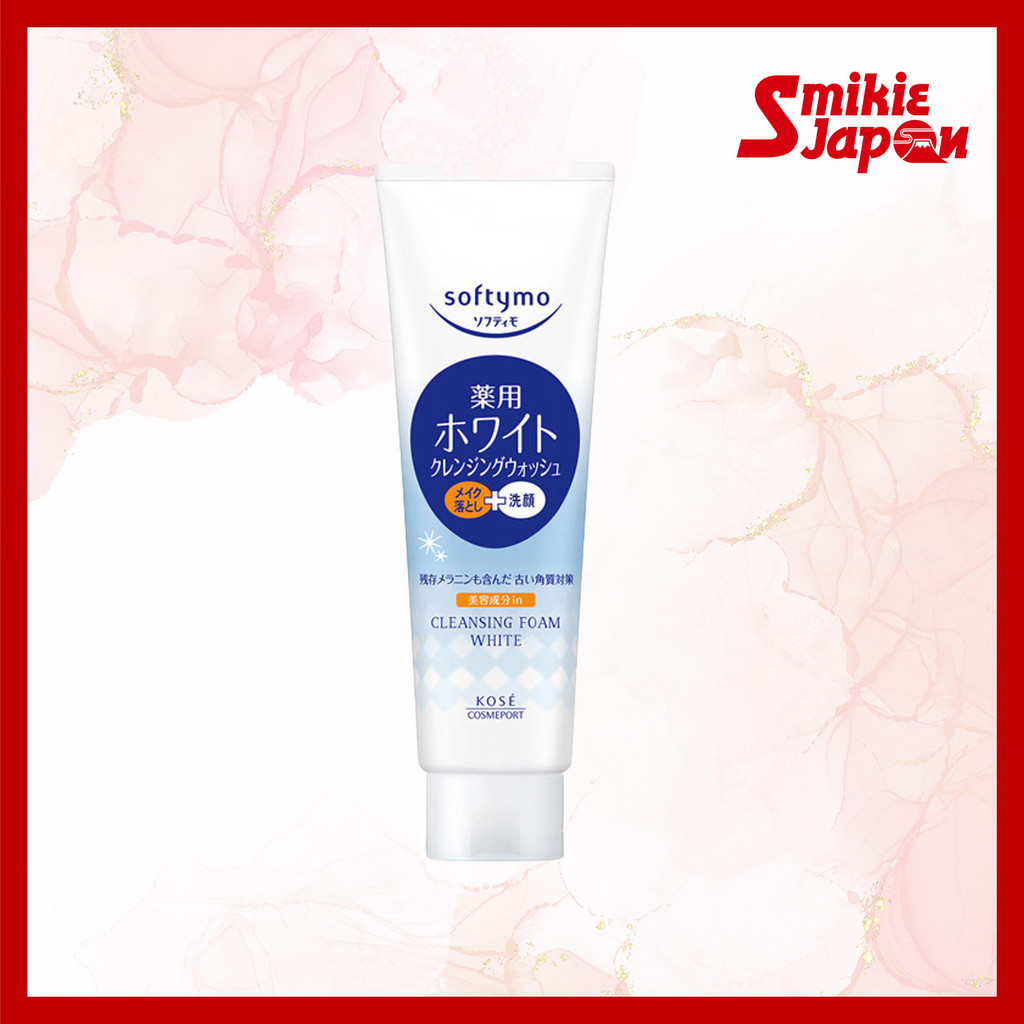 Sữa rửa mặt trắng da KOSE Softymo Medicinal Cleansing Wash White 190g nhập khẩu trực tiếp từ ...
