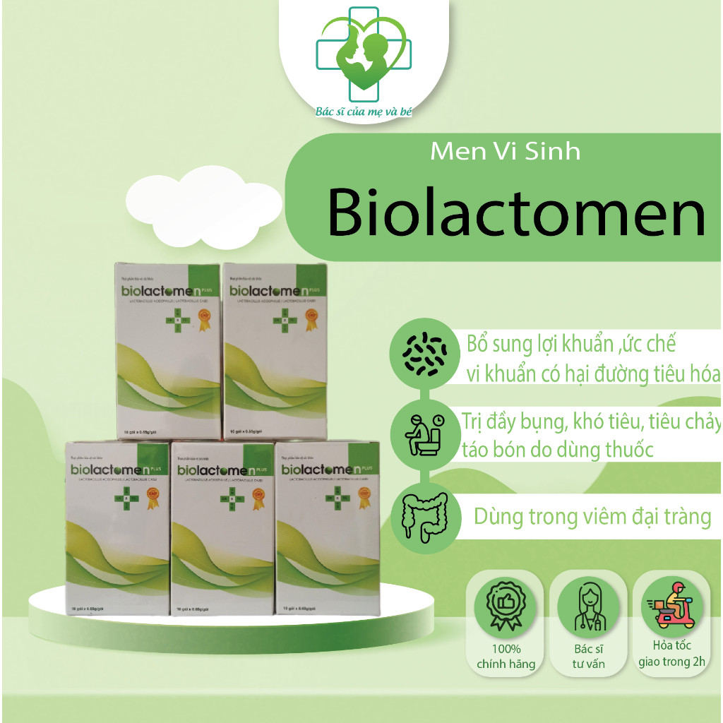 Biolactomen Plus Men vi sinh của Viện Hàn lâm Khoa học xã hội giúp ổn ...