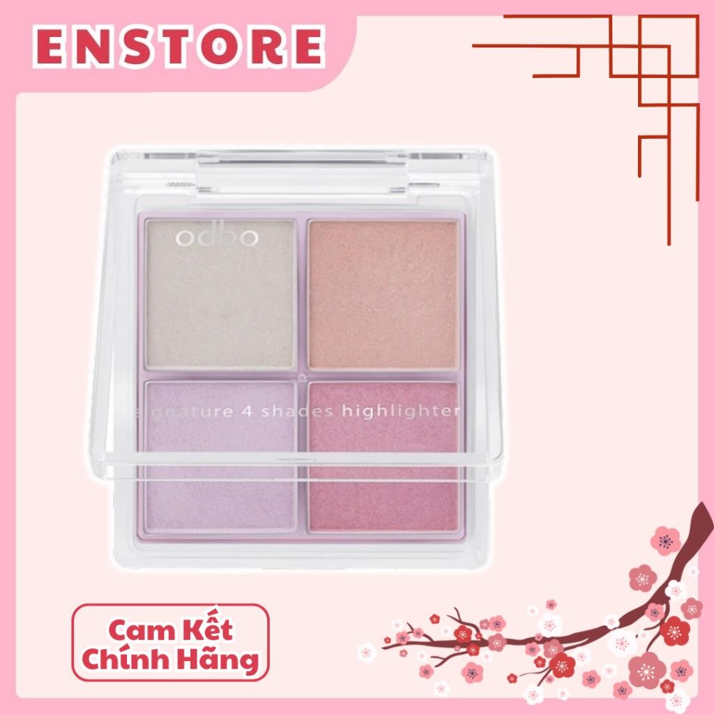 [ODBO] Bảng phấn má highlight 4 ô Odbo Signature (OD1309/OD1318) | Shopee Việt Nam