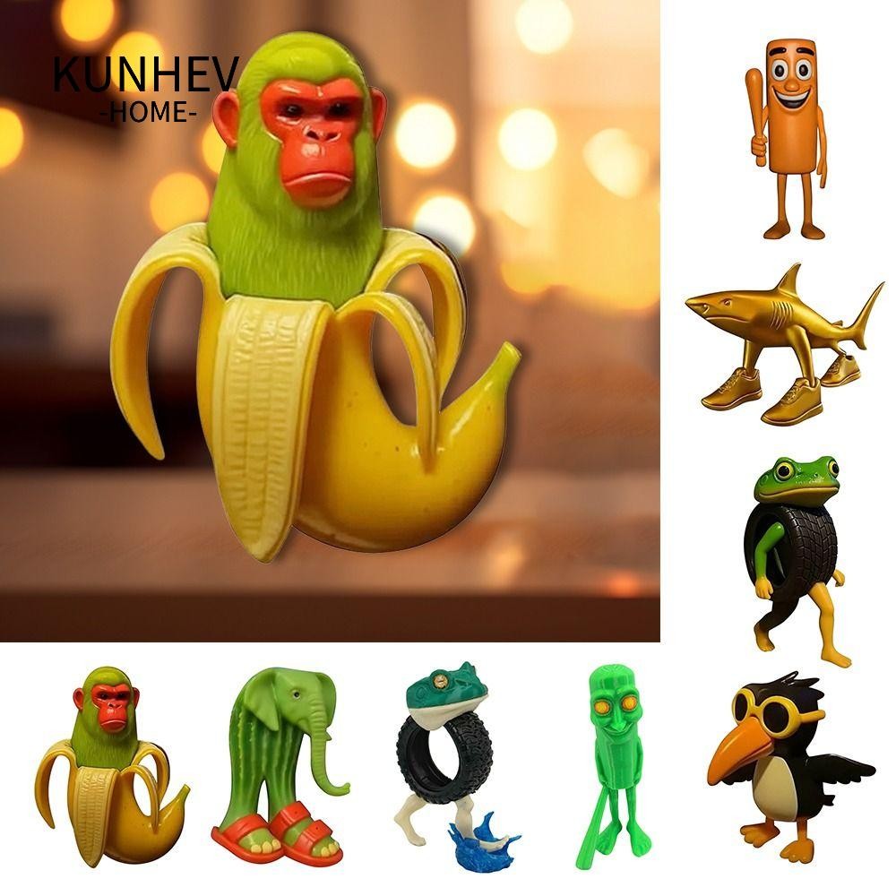 Mô hình KUNHEV TungTungTungSahur, Quà tặng sưu tập Nhựa Tralaero ...