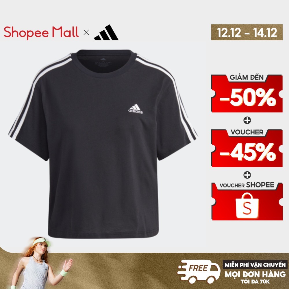 [12-14.12 VOUCHER 45%]adidas Phong cách sống Áo Crop Top Single Jersey ...