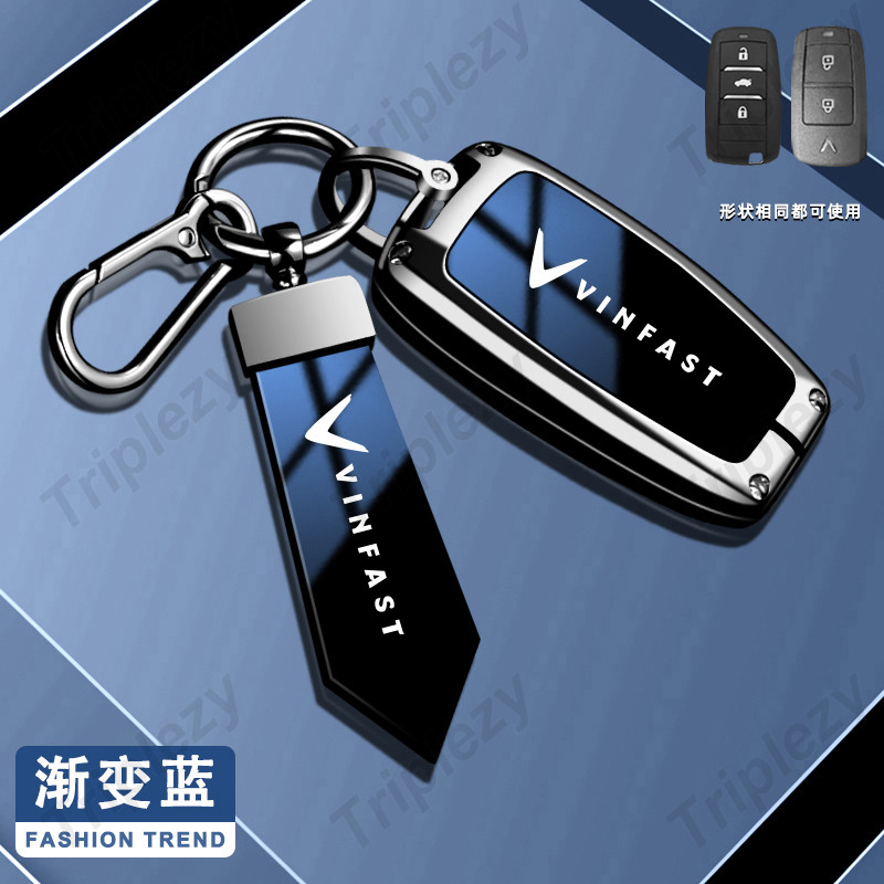 Hợp kim kẽm Gương bóng Gradient Xe điều khiển từ xa Chìa khóa Bao đựng cho VinFast VF 3 5 e32 ...