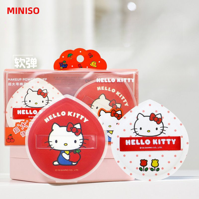 MINISO Powder Puff Hello Kitty Extra Large Marshmallow Không Ăn Bột Khi ...