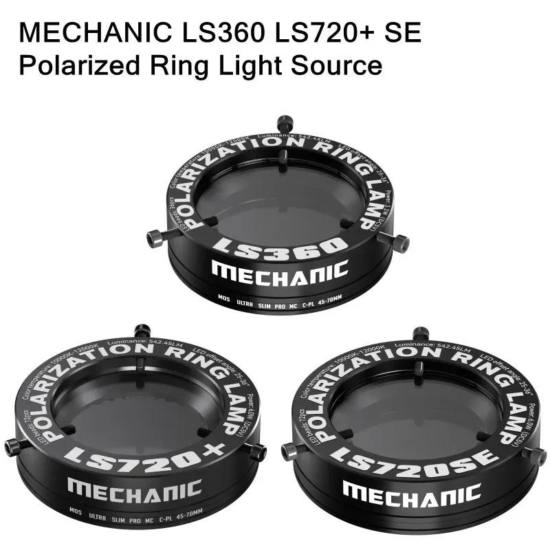 MECHANIC LS360 LS720 Plus SE Kính hiển vi phân cực Vòng đèn để sửa chữa ...