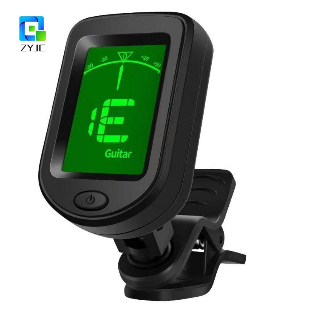 Bộ chỉnh đàn Guitar ZYJC, Kẹp màn hình LCD trên dây Bộ chỉnh nhạc cụ, Màn hình xoay 360o Mini Di ...
