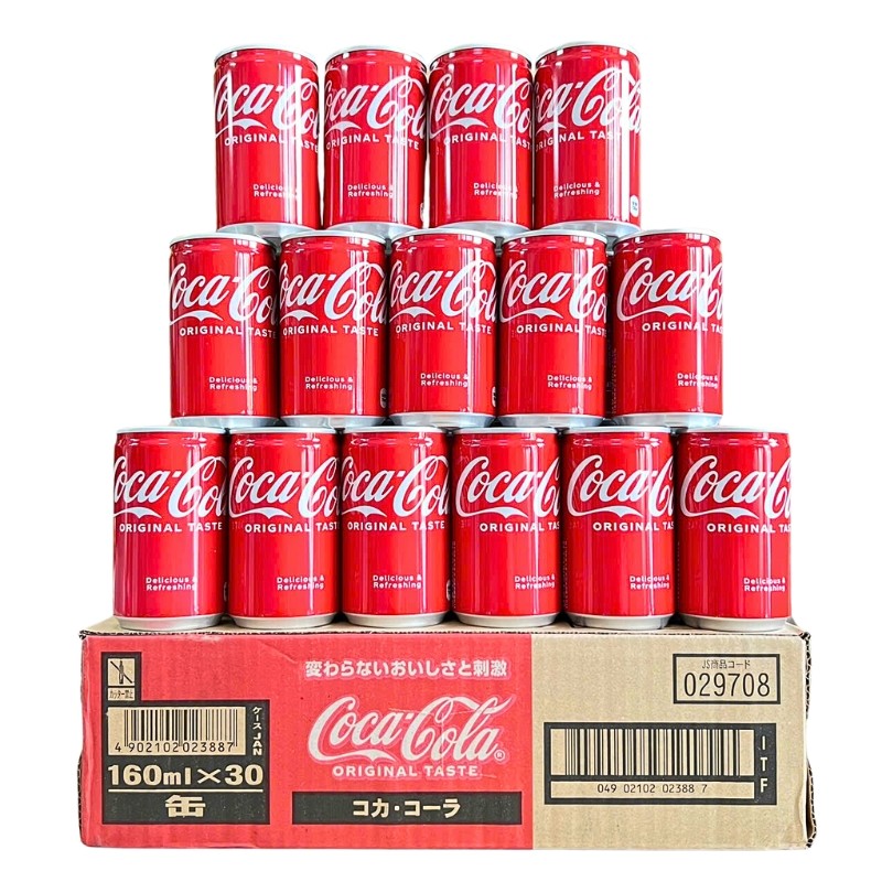 Thùng 30 Lon Nước Ngọt Coca Nhật Mini 160ML - Coca Mini / Coca Bản Nhí | Shopee Việt Nam