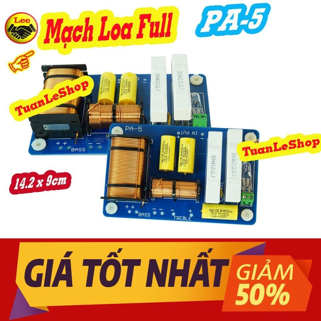 MACH LOA Full PA5 Xanh , Mạch Phân Tần PA5 Dành Cho Loa Bass Khỏe Hơn ...