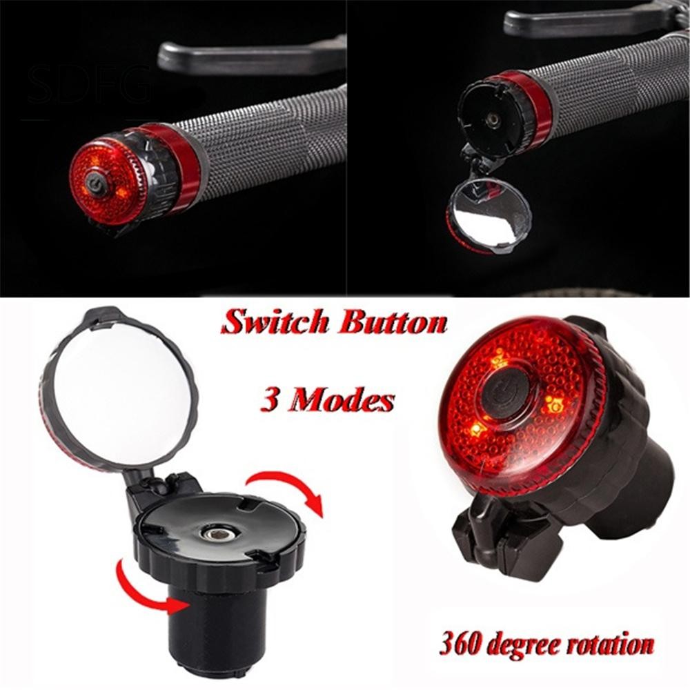 Gương chiếu hậu SDFG Mini Bền có đèn cảnh báo Xe đạp Đi xe đạp Chiếu ...