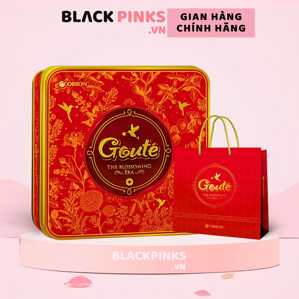 Bánh quy mè giòn Goute hộp thiếc Solo 475.2g (12 gói) | Shopee Việt Nam