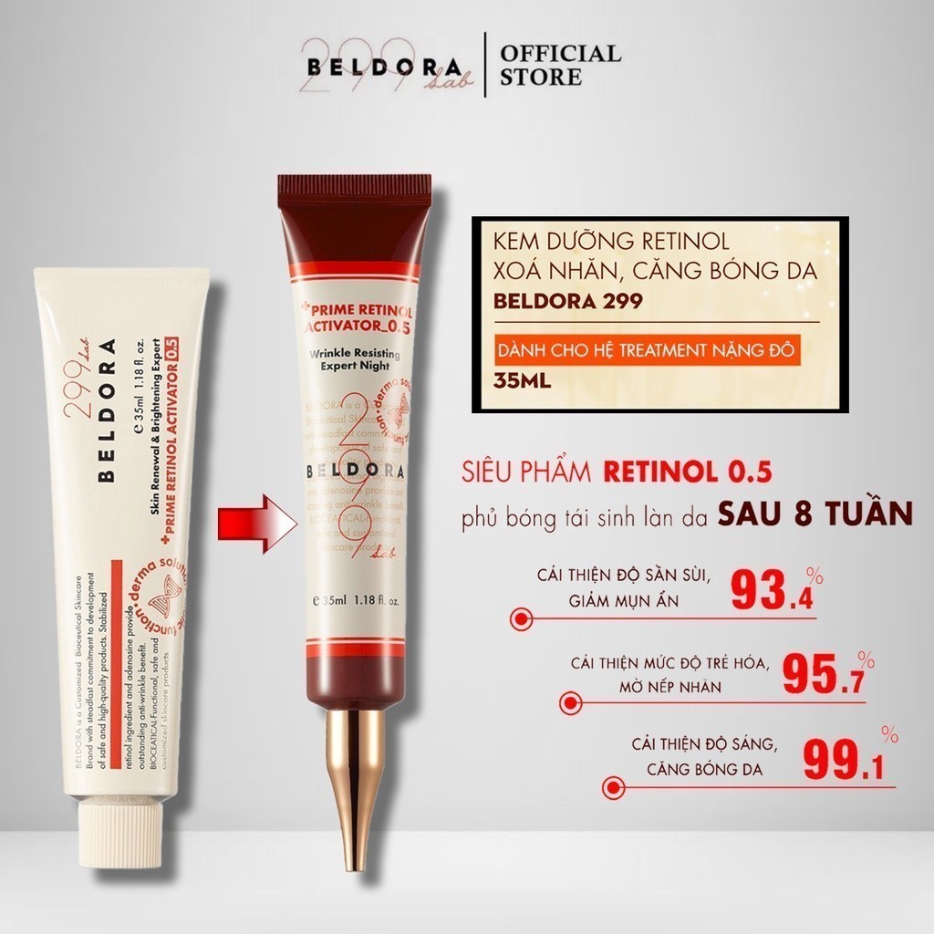 KEM DƯỠNG BELDORA RETINOL 0.1%, 0.5% và 1% ACTIVATOR - MÈO BEAUTY | Shopee Việt Nam