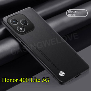 Dành cho Honor 400 Lite 5G 2025 Vỏ cứng bằng da PU bằng sợi Carbon, Vỏ cứng chống sốc mờ cho ...