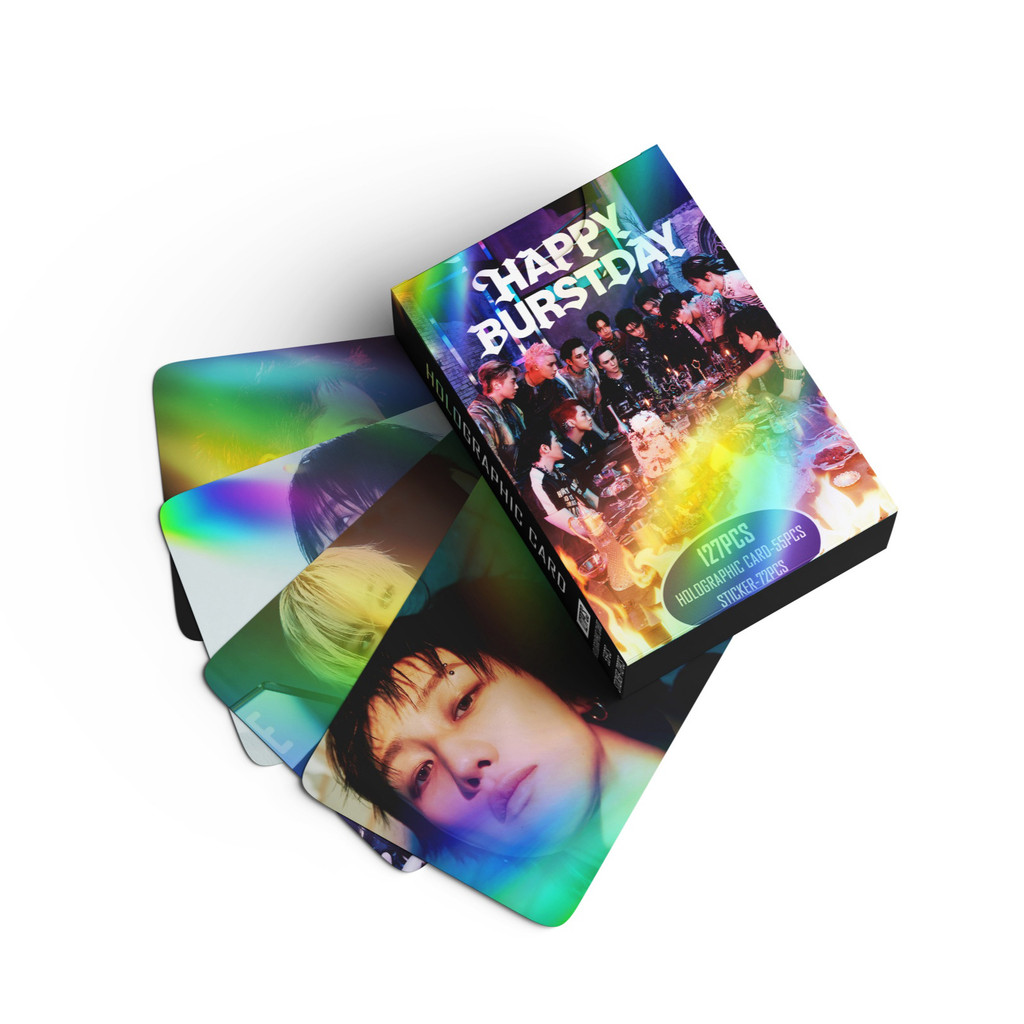 50-55 chiếc SEVENTEEN HAPPY BURSTDAY Laser ba chiều LOMO Thẻ THUNDER ...
