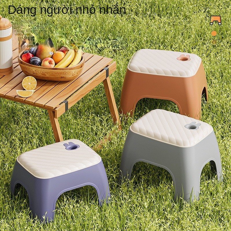 Ghế nhỏ dùng trong gia đình, ghế thay giày, ghế thấp, ghế nhựa, xếp ...
