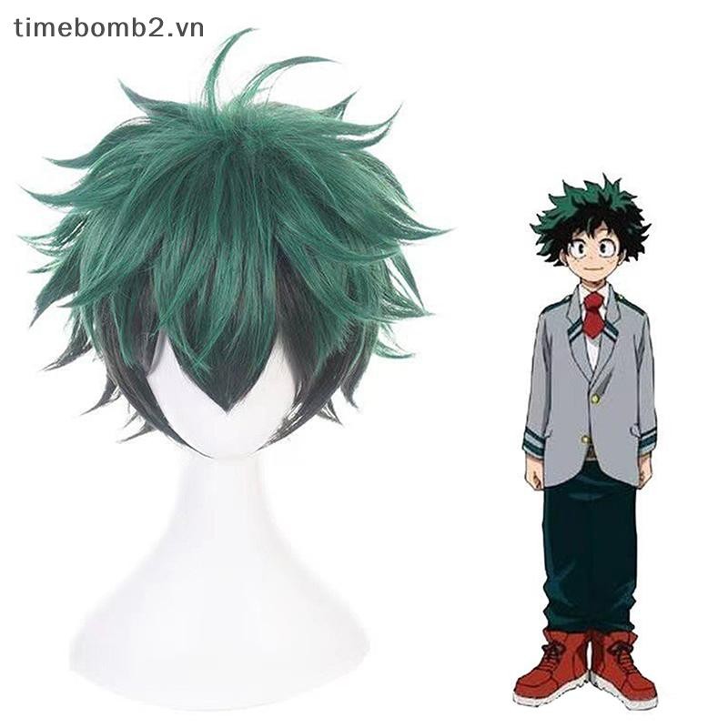 {New Beauty} Anime My Hero Academia Izuku Midoriya Cosplay Wig Boku ...