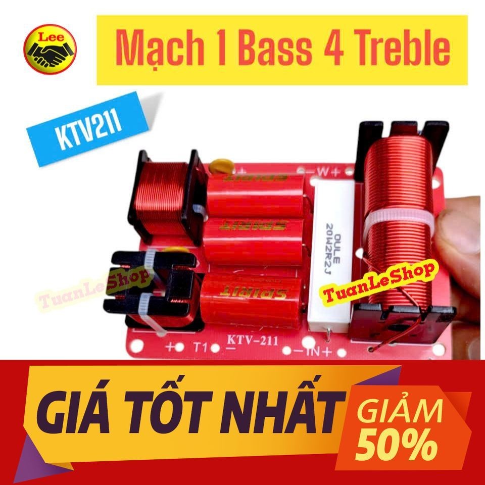 MẠCH PHÂN TẦN 3 LOA - 1 BASS 2 TREBLE HOẶC MACH 1 BASS 4 TREBLE LOA BMB - GIÁ 1 MẠCH LOA KTV211 ...
