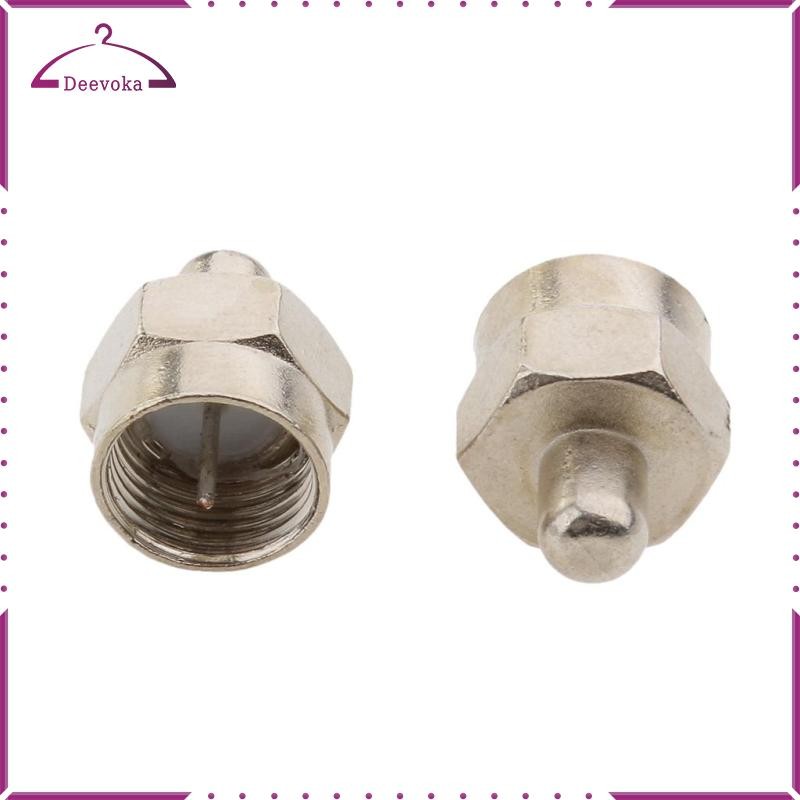 10 chiếc F Type 75 Ohm Đồng trục TV RF End Caps Connector | Shopee Việt Nam