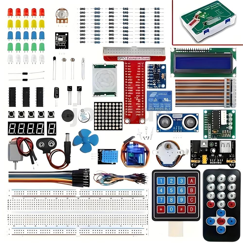 Raspberry Pi 4 Ultimate Starter Kit Tương thích với UNO R3 RFID Bao gồm ... Raspberry Pi 4 Ultimate Starter Kit Tương thích với UNO R3 RFID Bao gồm ...