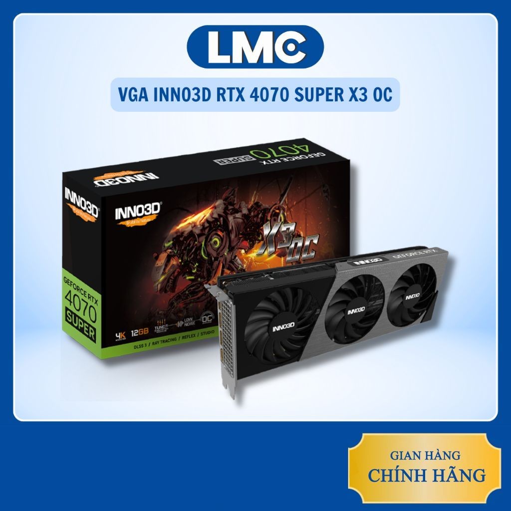 VGA - Card màn hình INNO3D RTX 4070 SUPER X3 OC | Shopee Việt Nam