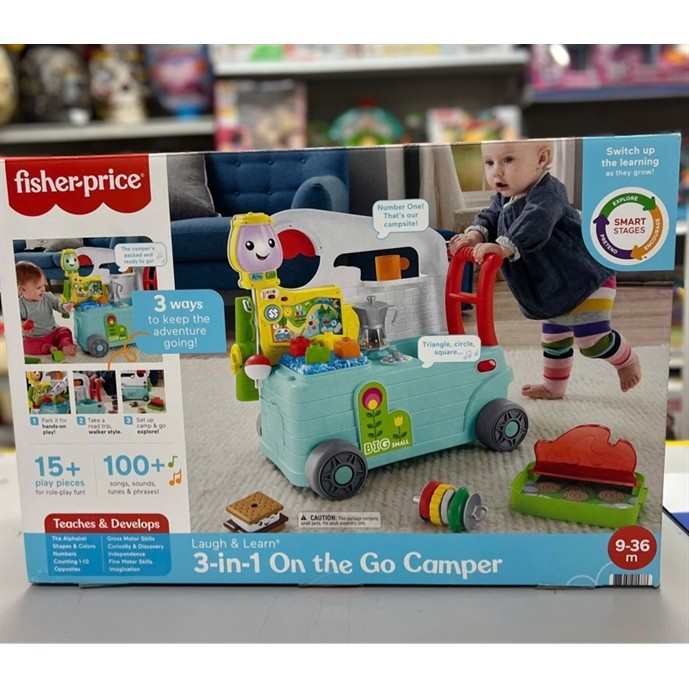 Xe Đẩy Cắm Trại GTJ59 Fisher-Price Laugh & Learn 3-In-1 On The Go ...