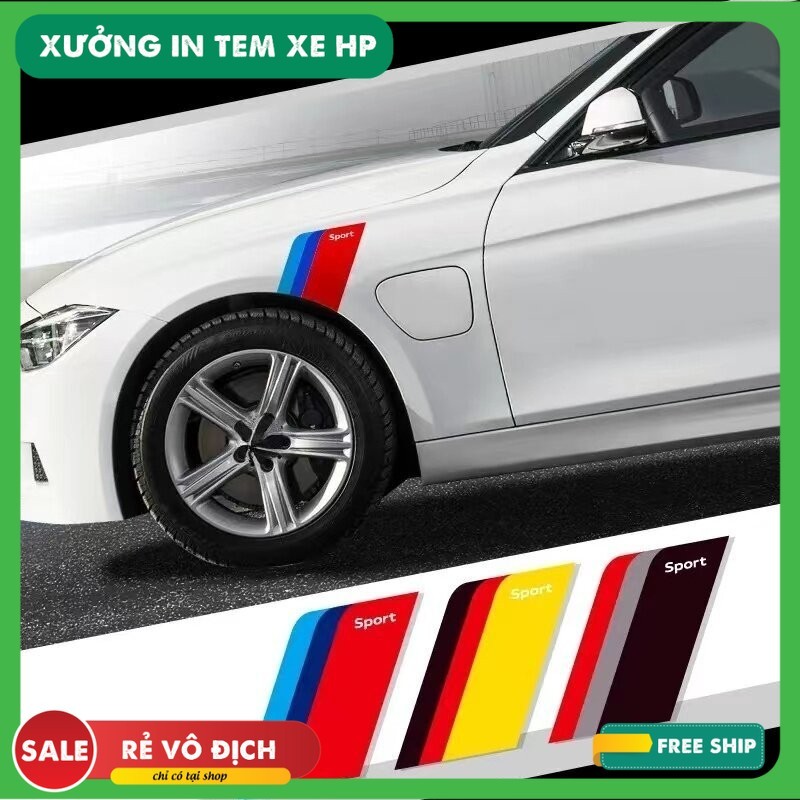 decal dán Ba Dải Màu Trầy Xước Trang Trí Bánh Xe Phản Chiếu Stickers ...