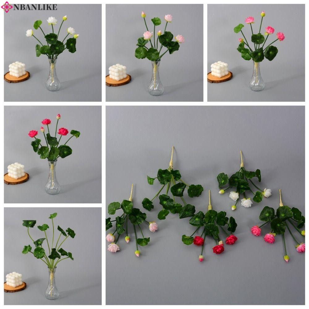 Nbanlike Nhân Tạo Hoa Sen Nhựa Micro Trang Trí Phong Cảnh Vườn Ao ...