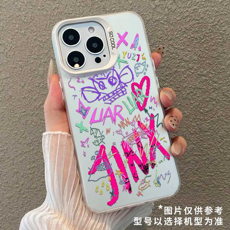 Ốp điện thoại Arcane Jinx Tuya iPhone 16promax cho iPhone 15 14 13 12 ...