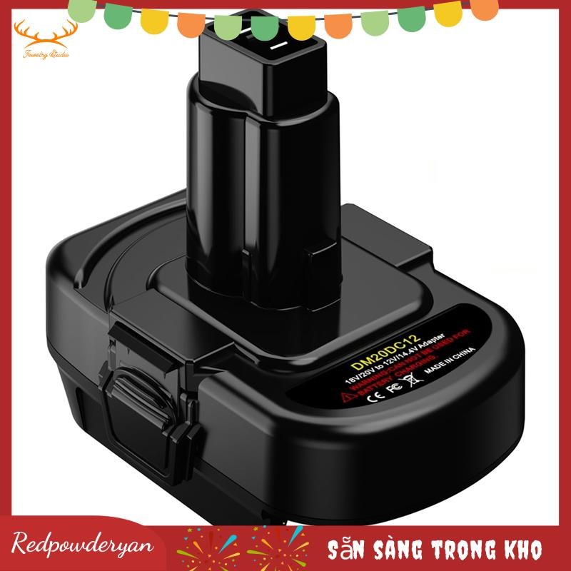 [Hàng có sẵn] Bộ chuyển đổi pin cho pin Li-Ion 20V hoặc 18V Chuyển đổi sang dụng cụ nguồn Ni 12V ...