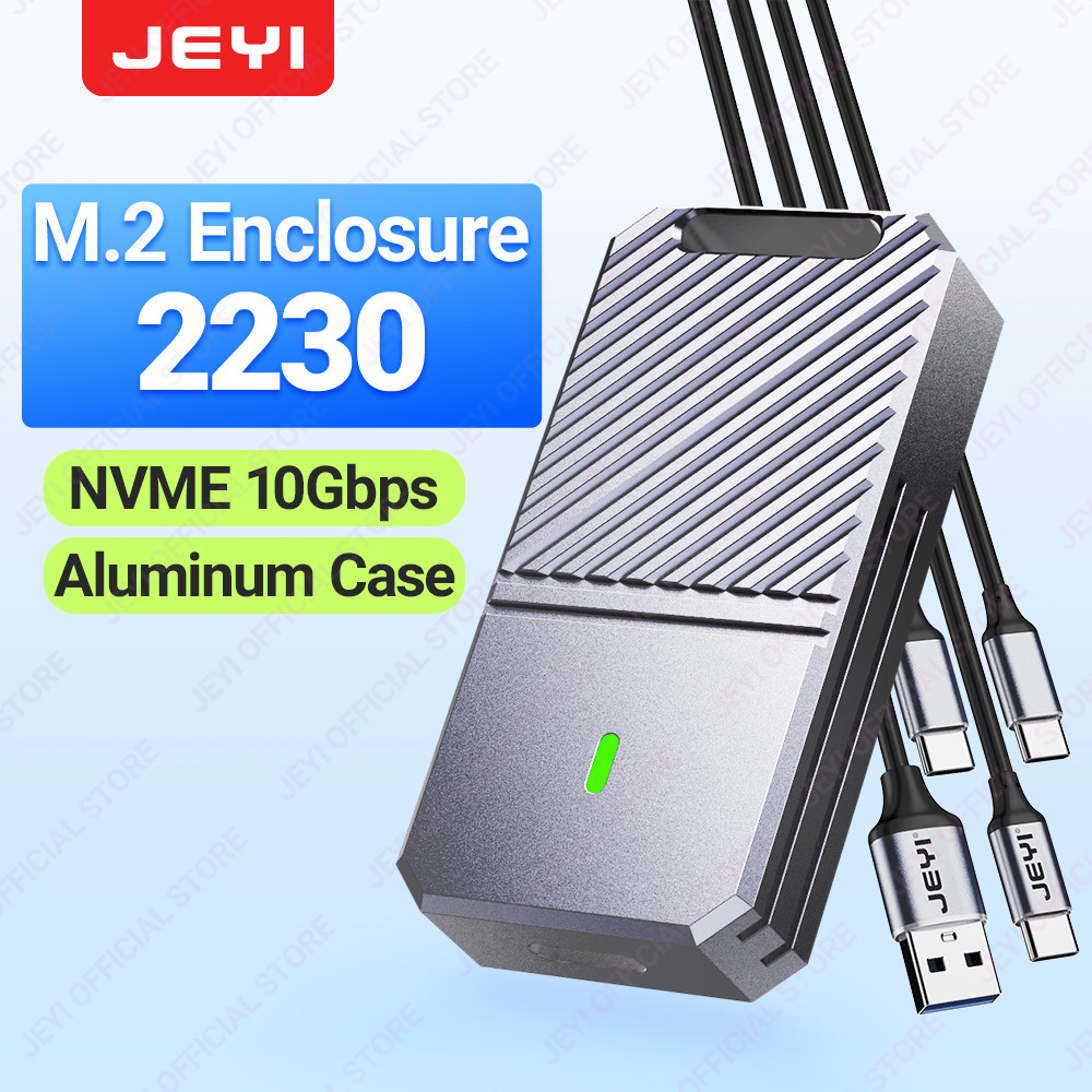 JEYI i9 2230 NVMe HDD SSD Vỏ JMS583 TYPEC 3.1 PCIe USB3.2 10Gbps Nhôm M ...